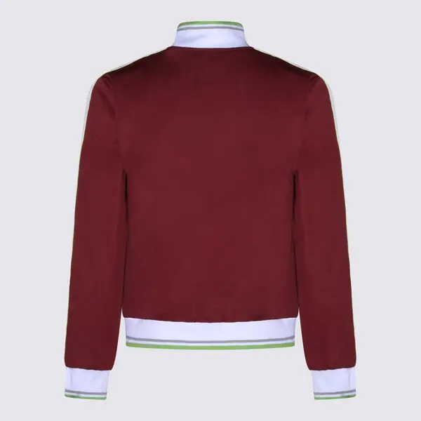 Casablanca Logo Embroidered Zip-up Sweatshirt