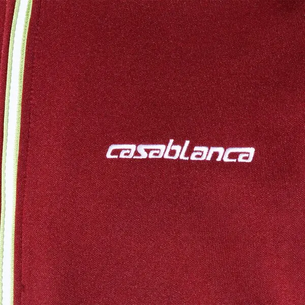 Casablanca Logo Embroidered Zip-up Sweatshirt