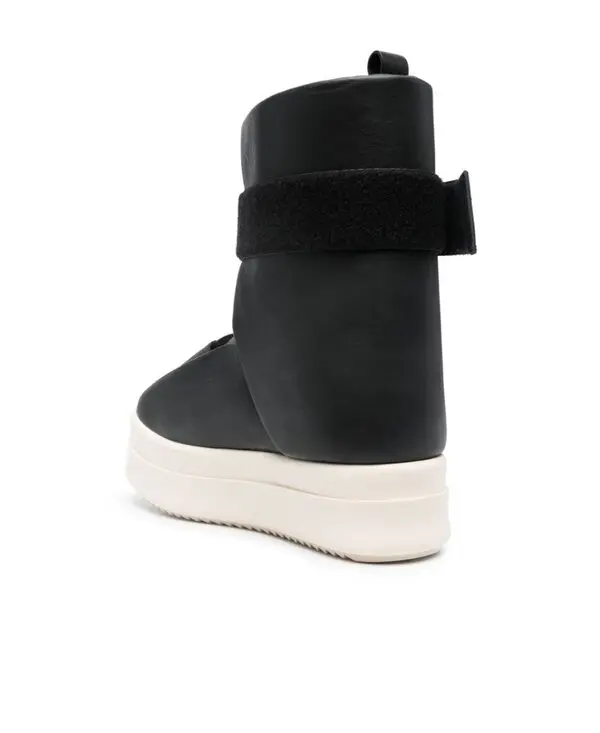 Rick Owens Buckled Leather Ankle Boots