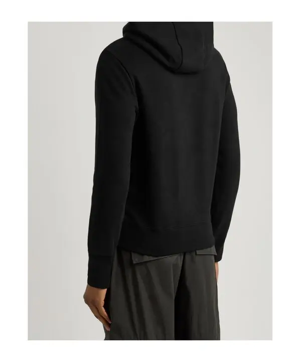 Moncler Logo-appliquéd Hooded Cotton Sweatshirt