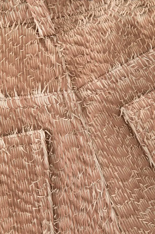 Loewe Nappa Lambskin Trousers With Feather-inspired Fringes