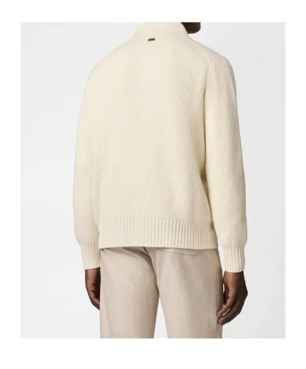 TOD'S Ribbed-knit Wool And Cashmere Blend Cardigan - Nude
