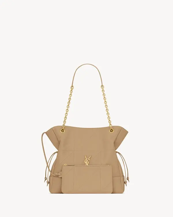 Saint Laurent Jamie Shoulder Bag - Light Beige