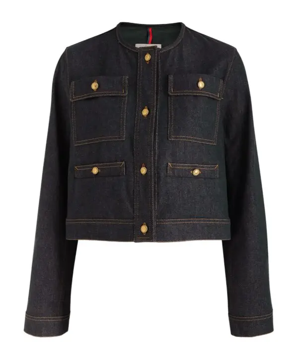 Moncler Tencin Stretch-denim Jacket