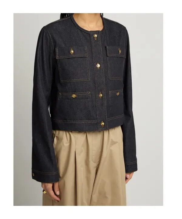 Moncler Tencin Stretch-denim Jacket