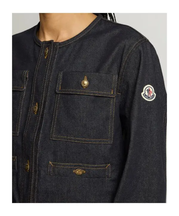 Moncler Tencin Stretch-denim Jacket
