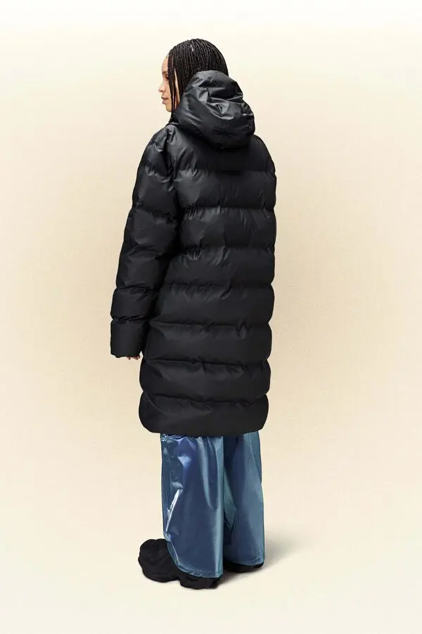 Rains Long Puffer Coat