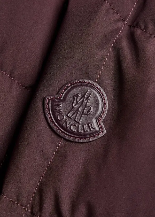 Moncler Cochevinne Padded High Neck Jacket - Red