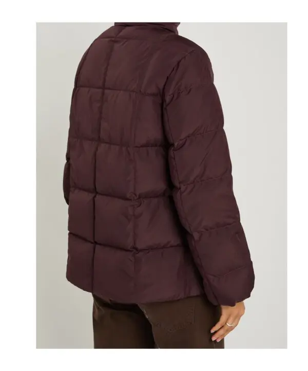 Moncler Cochevinne Padded High Neck Jacket - Red
