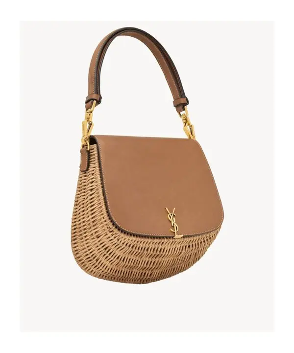 Saint Laurent Mini Voltaire Top Handle Bag - Brown