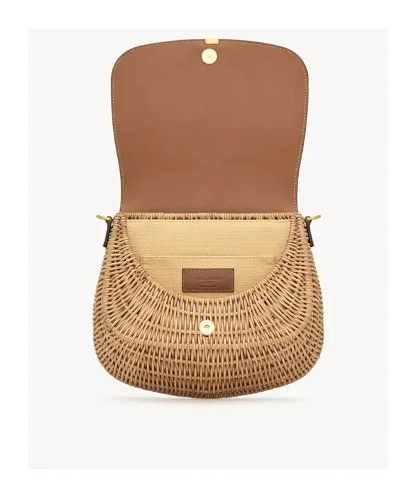 Saint Laurent Mini Voltaire Top Handle Bag - Brown