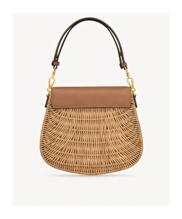 Saint Laurent Mini Voltaire Top Handle Bag - Brown