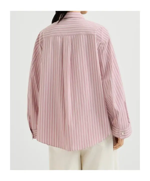 Brunello Cucinelli Striped Cotton-poplin Shirt