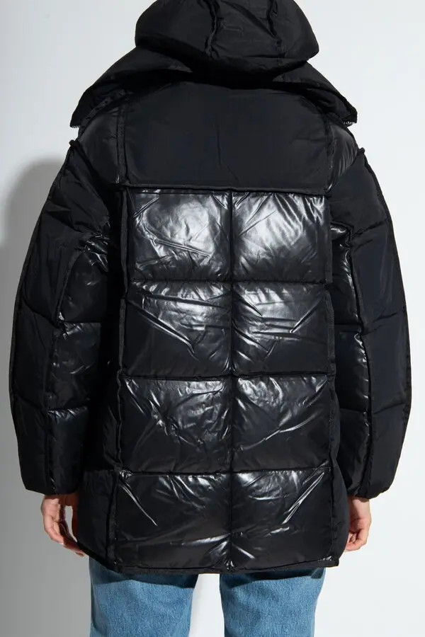 GANNI Zip-up Padded Jacket With Drawstring Hood