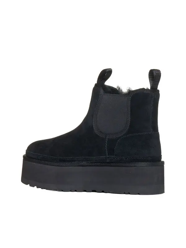 UGG Neumel Platform Chelsea Boots - Black