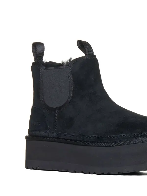 UGG Neumel Platform Chelsea Boots - Black