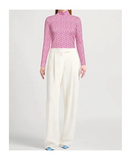 Balenciaga Long Sleeve Mock Neck T-shirt