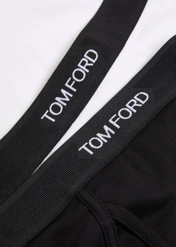 TOM FORD Stretch-cotton Boxer Briefs Set Of Two