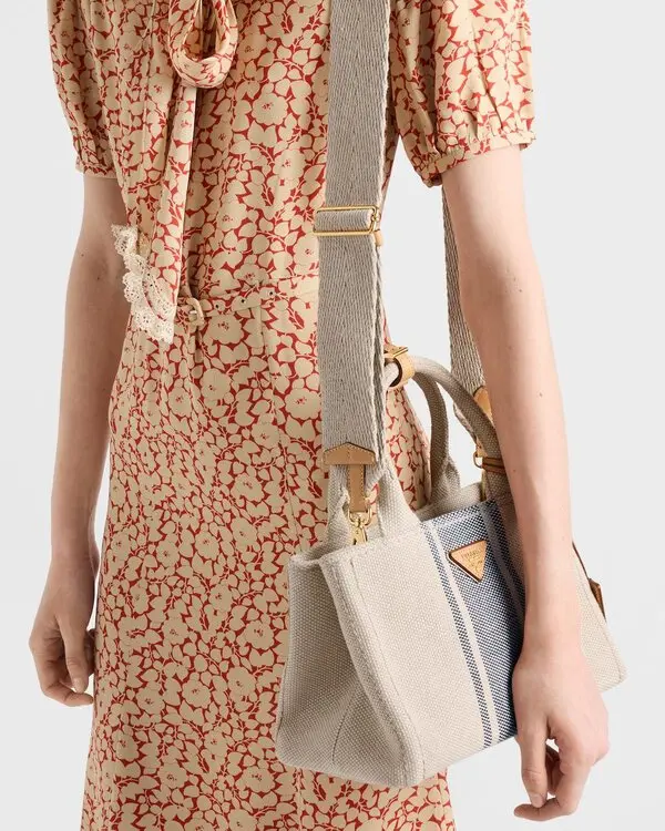 Prada Jardinière Small Tote Bag - Nude