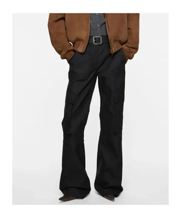 Acne Studios Cotton Satin Cargo Trousers