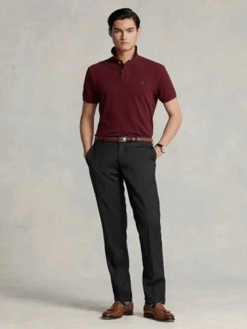 Polo Ralph Lauren Logo-embroidered Straight Hem Polo Shirt