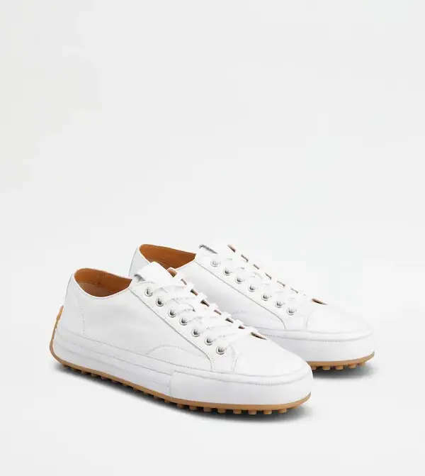 TOD'S Leather Lace-up Sneakers