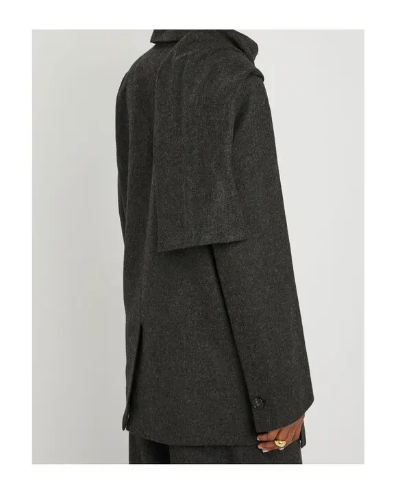 TOTEME Scarf-effect Flannel Blazer