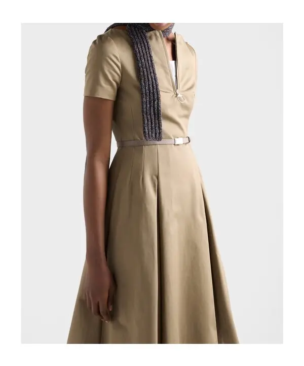 Prada Chino Zipper Dress
