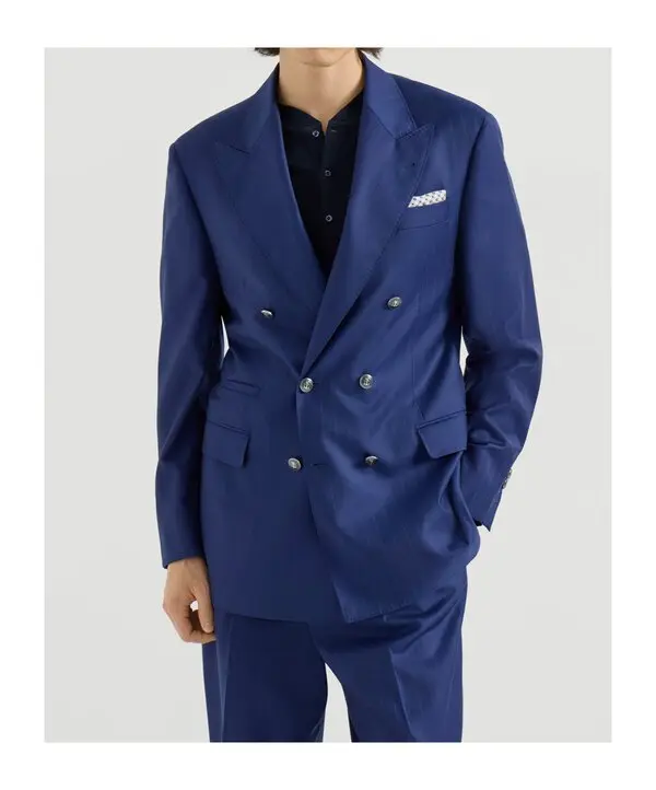 Brunello Cucinelli Chalk-stripe Blazer