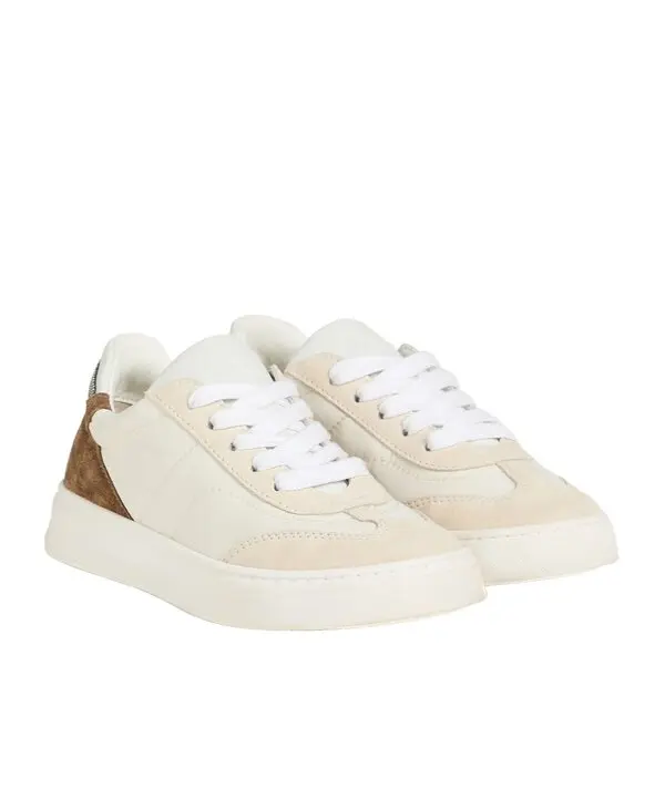 Brunello Cucinelli Suede Monili Sneakers