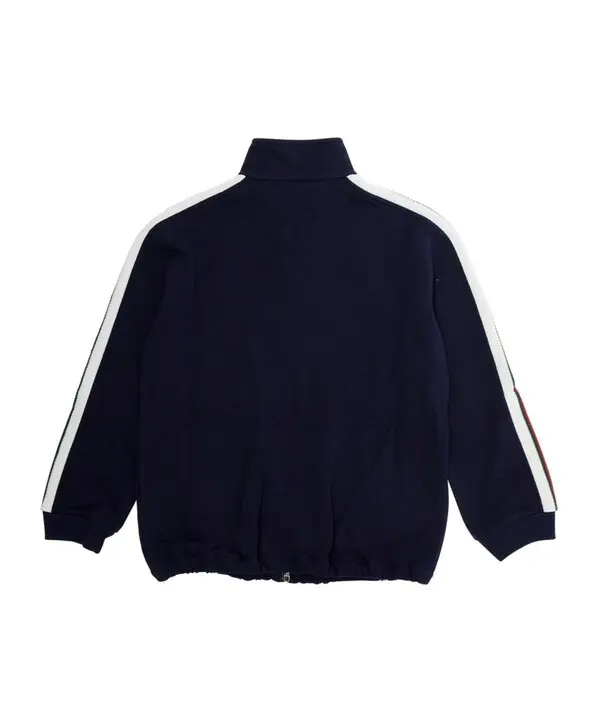 Gucci Stripe Detail Zip-up Sweatshirt