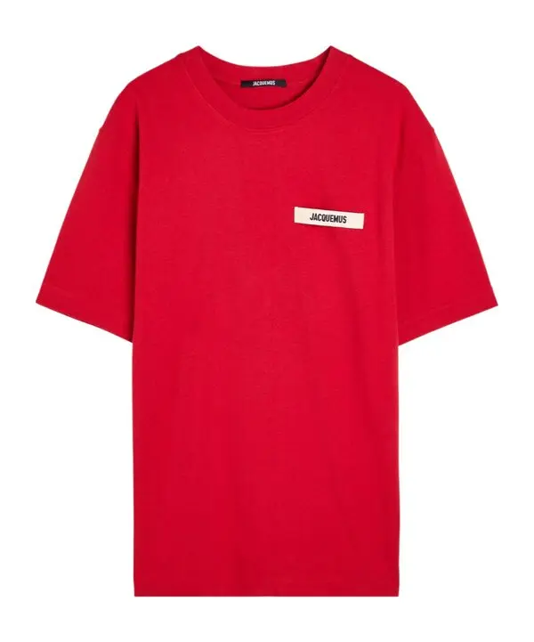 Jacquemus Le T-shirt Gros Grain Cotton T-shirt