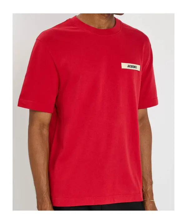 Jacquemus Le T-shirt Gros Grain Cotton T-shirt