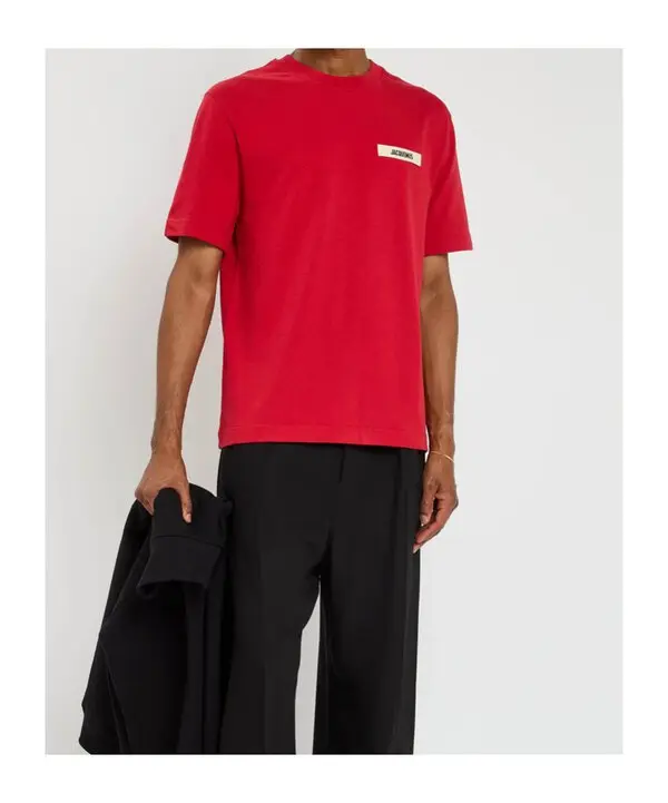 Jacquemus Le T-shirt Gros Grain Cotton T-shirt
