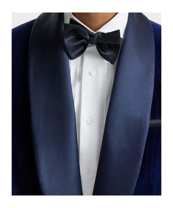 Brunello Cucinelli Cotton And Silk Satin Bow Tie