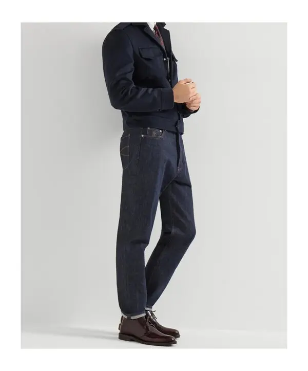 Brunello Cucinelli Polished-calfskin Chukka Boots