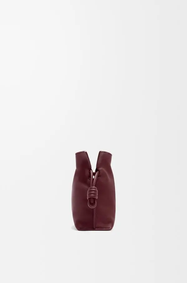 Loewe Mini Flamenco Clutch In Nappa Calfskin - Red