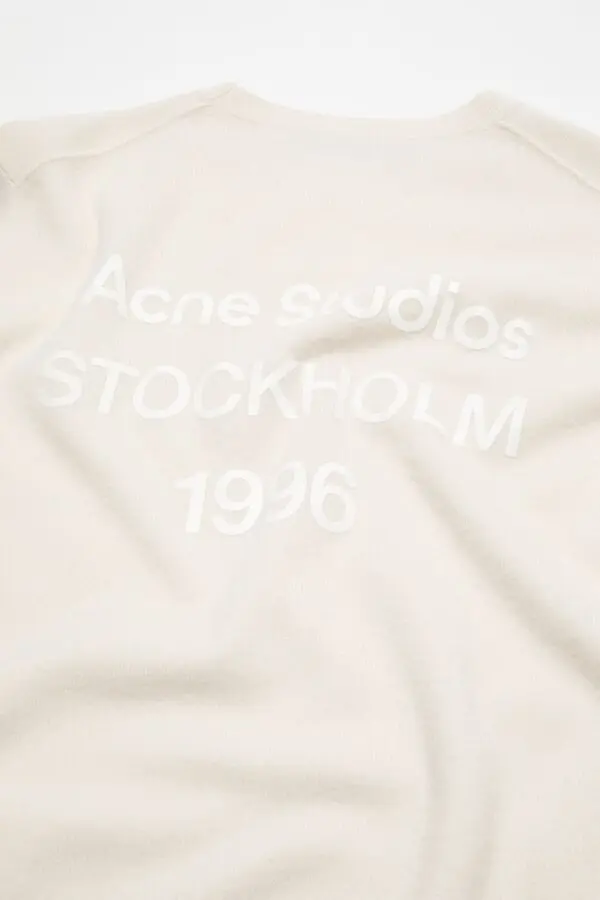 Acne Studios Cashmere Logo Knit Sweater