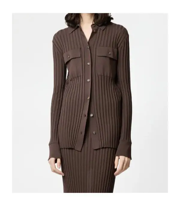 TOD'S Long-sleeved Ribbed Cardigan