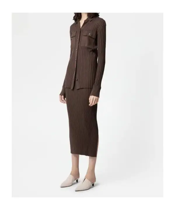 TOD'S Long-sleeved Ribbed Cardigan