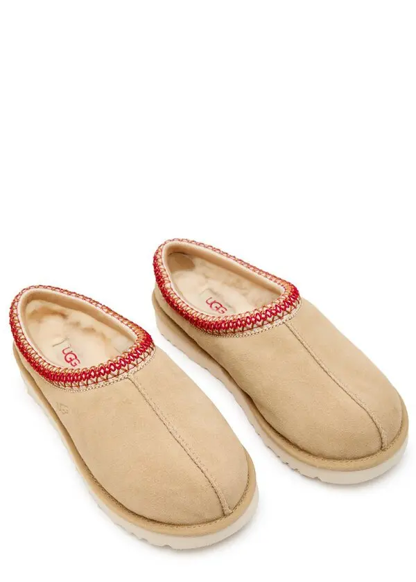 UGG Tasman Ii Suede Flatform Slippers - Nude