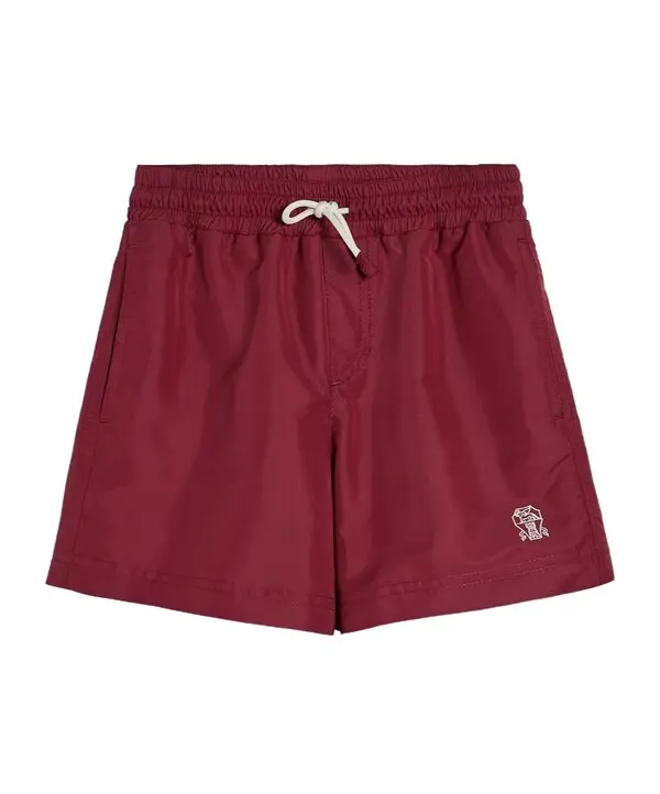 Brunello Cucinelli Nylon Swim Shorts With Logo