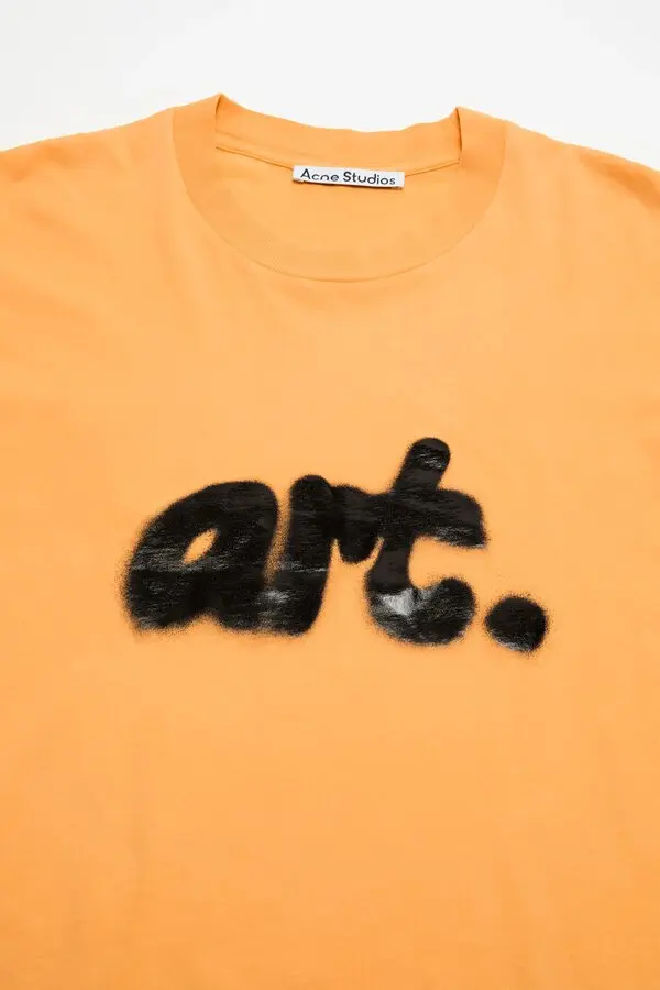 Acne Studios Graphic Print Cotton T-shirt