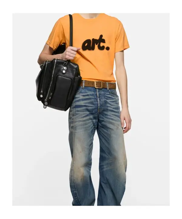 Acne Studios Graphic Print Cotton T-shirt
