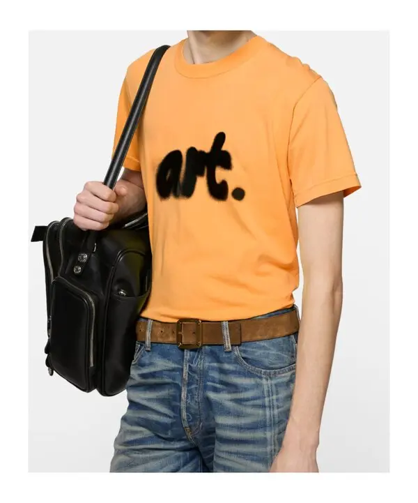 Acne Studios Graphic Print Cotton T-shirt