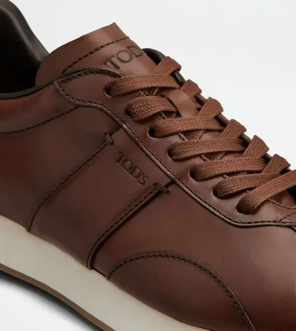 TOD'S Leather Lace-up Sneakers