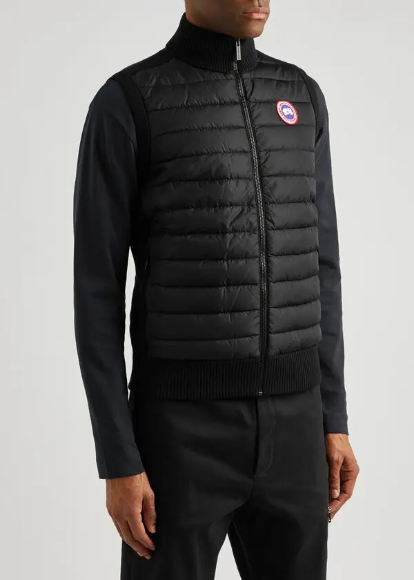 Canada Goose Hybridge Knit Quilted Shell Gilet