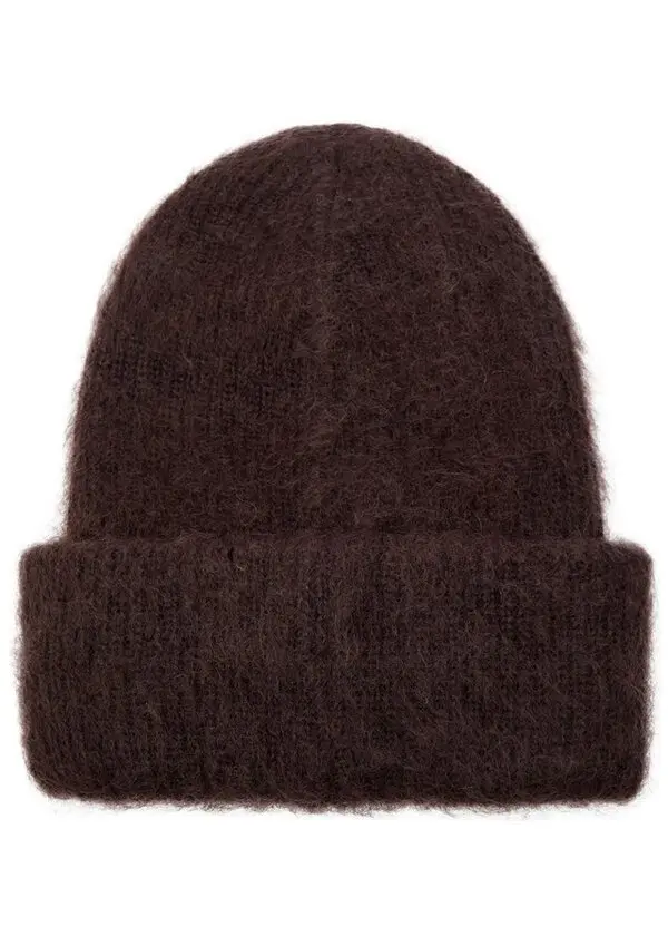 Moncler Logo Mohair-blend Beanie