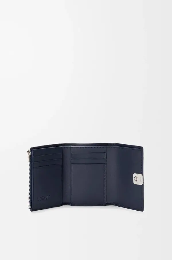 Loewe Anagram Small Vertical Wallet In Calfskin