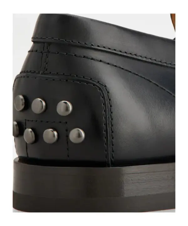 TOD'S Metal-studded Loafers